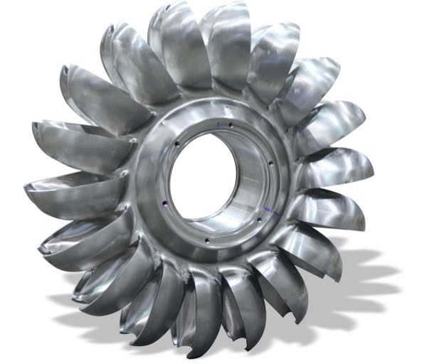 Pelton turbine wheels for hydropower energy | CNC TVAR